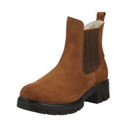 Salamander Damen Stiefelette "Salamander Stiefelette Veloursleder", Gr. 38cognac, Veloursleder, Schuhe