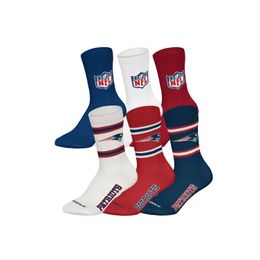 NFL Herren Kurzsocken "Socken NFL 6Pack Crew Socks 6er Pack", Gr. 39, bunt, Obermaterial: 58% Baumwolle CO. 39% Polyester PES. 3% Elasthan EL., Socken