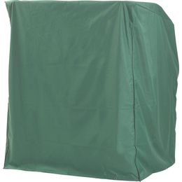 Strandkorb-Schutzhülle SUNNYSMART, B:130cm H:160cm L:100cm, grün, Polyester, Planen, "TOPSELLER", 2-Sitzer grün,mittelschwere Ausführung,ca.BxLxH: