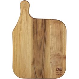 AIDA RAW Schneidebrett "RAW Teak", B/H/L: 22cm x 1,5cm x 32cm, braun, Schneidebretter, organisch, jedes St&uuml;ck ein Unikat