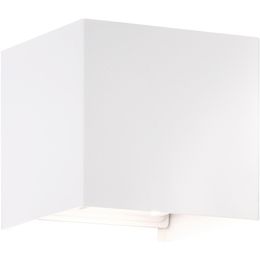 Fischer und Honsel LED Wandleuchte "Wall", 2, H: 10cm, 1 Stk., wei&szlig;, FISCHER & HONSEL, Leuchten, langlebige LED