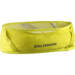Salomon Damen Laufg&uuml;rtel "PULSE", Gr. XL, gelb, Web, Kunstfaser, unifarben, G&uuml;rtel, mit Rei&szlig;verschlusstasche