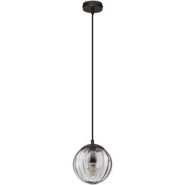 NOVA LUCE Pendelleuchte "ABBACUS", 1, Ø 17cm H: 150cm, 1 Stk.schwarz, Esszimmer, Leuchten