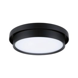 Paulmann LED Deckenleuchte "Malik 15W 230V 2700K Kunststoff", 1, Ø 28cm H: 5,7cm, schwarz, Wohnzimmer, Leuchten, 3-step-dimmbar