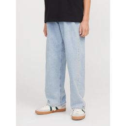 Jack & Jones Jungen Relax-fit-Jeans "JJIALEX bietet hohen Komfort und ist einfach kombinierbar", blau, Gr. 140, JACK & JONES JUNIOR, unifarben, Denim/Jeans,