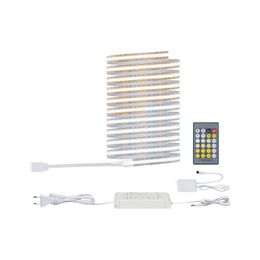Paulmann LED-Streifen "MaxLED 500 Basis Set 3m 15W 230/24V silber Kunststoff", Flammen 1 Stk., silber, Küche, Lichterketten, Full-Line COB 2700-6500K