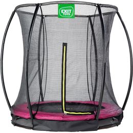 EXIT Kinder Bodentrampolin "Silhouette, rosa", Ø 183cm, rosa, Trampoline