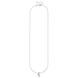 Bruno Banani Damen Kette mit Anh&auml;nger "Schmuck Geschenk Silber 925 Halsschmuck Halskette Ankerkette Blatt", Silber 925 (Sterlingsilber), L: 45 B: