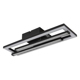 Globo LIGHTING LED Deckenleuchte "HIGHWAY", 1 Stk., schwarz, Wohnzimmer, Leuchten, Deckenlampe, Kristalle, beweglich, Wohnbereich, Essbereich, Flur