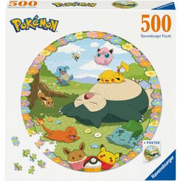 Ravensburger Kinder Puzzle "Blumige Pok&eacute;mon", bunt, &Oslash;:52cm, Puzzles, Made in Europe