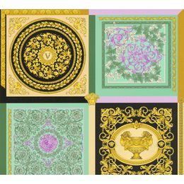 Versace Vliestapete "Wallpaper Versace 5 Design Patchwork", B/L: 0,7mm x 10,05mm, Rollen:, bunt, Wohnzimmer, Tapeten, auffallende Fliesen-Tapete