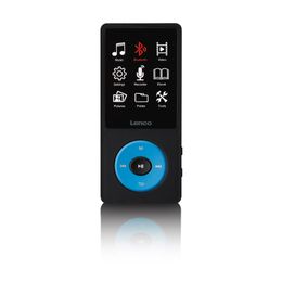 Lenco MP4-Player "Xemio-860 MP4-Player mit Display Akku BT 8GB", B:12cm H:3cm T:15cm, blau, MP3-Player