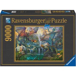 Ravensburger Kinder Puzzle "Zauberhafter Drachenwald", bunt, Pappe, B:138cm H:192cm, Puzzles, Made in Germany