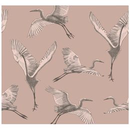 vtwonen Fototapete "Graphic Nature", B/L: 3mm x 2,8mm, rosa, Tapeten, 280x300 cm