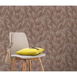 Vliestapete "Sansibar", B/L: 0,53m x 10,05m, Rollen: 1, braun, FASHION FOR WALLS, modern, Tapeten, Phthalate frei