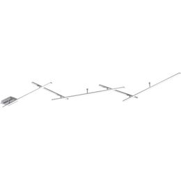 Trio LEUCHTEN LED Deckenleuchte "Indira", 3, H: 7cm, grau, Wohnzimmer, Leuchten
