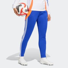 Damen Trainingshose "TIRO24 TRPTW", blau, Gr. XL, adidas Performance, Obermaterial: 100% Polyester, Hosen