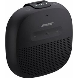 Bose Portable-Lautsprecher "Soundlink Micro tragbarer Lautsprecher", B:9,83cm H:9,83cm T:3,48cm, schwarz, Lautsprecher, Wasser- und Staubschutz