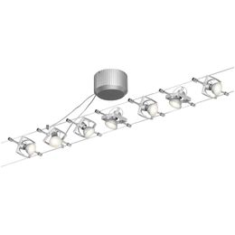 Paulmann LED Deckenleuchte "Mac II", 7, 1 Stk., grau, Wohnzimmer, Leuchten, GU 5,3