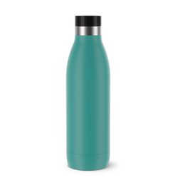 Emsa Isolierflasche "Trinkflasche Bludrop", 700ml, blau, Trinkflaschen, Edelstahl, Quick-Press Deckel, 360 Trinkgenuss, 12h warm/24h kühl