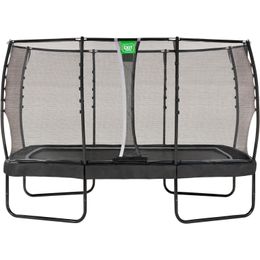 EXIT Kinder Gartentrampolin "Allure Premium", B/L/T: 382cm x 239cm, schwarz, Trampoline, mit Sicherheitsnetz