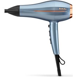 BaByliss Haartrockner "Denim Luxe Haartrockner"blau kupfer, B:21cm H:28cm T:8,8cm, Haartrockner, mit Anti-Frizz Ionen und Titan-Keramik-Technologie