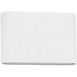 HAVIT LIGHTING LED Au&szlig;en-Wandleuchte "LISSE", 1, H: 8cm, 1 Stk., wei&szlig;, Leuchten