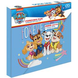DIAMOND DOTZ Kinder Kreativset "Diamond Painting Paw Patrol - Forever Fun", bunt, Kreativsets
