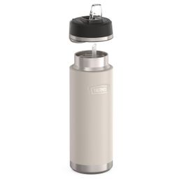 Thermos Isolierflasche "ICON WATER BOTTLE, Edelstahlk&ouml;rper, sp&uuml;lmaschinenfest", 710mlsandstone mat, Trinkflaschen, 0,71l, 12h kalt, schappsicher mit
