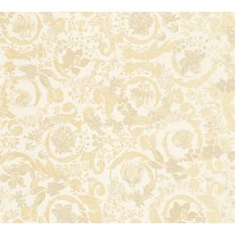 Versace Vliestapete "Wallpaper Versace 5 Floral", B/L: 0,7mm x 10,05mm, Rollen:, beige, Wohnzimmer, Tapeten, Designertapete Tapeten Wohnzimmer