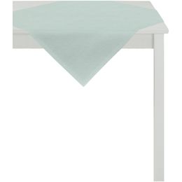 Mitteldecke Apelt, B:93cm L:93cm, blau, Baumwolle, Polyester, Tischdecken, "ALASKA, LOFT STYLE, Rips Uni"