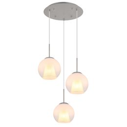 Globo LIGHTING Hängeleuchte "BARRY", 1 Stk.nickel matt, Esszimmer, Leuchten, Hängelampe/Pendelleuchte/Esszimmer/Wohnzimmer/Esstisch