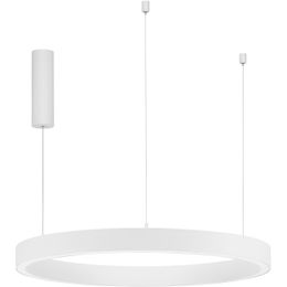 NOVA LUCE LED-Hängeleuchte "STING", 1, Ø 80cm, 1 Stk., weiß, Leuchten, Mit Leuchtmittel; Höhenverstellbar