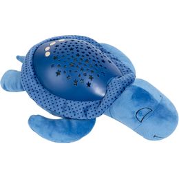 BAYER Kinder Kuscheltier "Nachtlichttier Schildkröte", blau, Plüsch, B:31cm H:17cm L:20cm, Plüschfiguren, mit Lichtprojektion und Soundfunktion