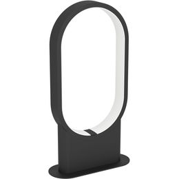 Eglo Tischleuchte "CODRIALES", H: 38cm, 1 Stk., schwarz, Wohnzimmer, Leuchten, Tischleuchte in schwarz aus Alu - 10,8W - Warmwei&szlig;
