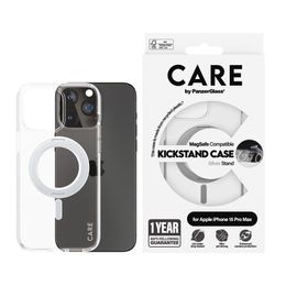Handyhülle "Kickstand Case mit MagSafe für Apple iPhone 15 Plus", B:11cm H:2cm T:19,5cm, transparent, CARE BY PANZERGLASS, Hüllen, Backcover,