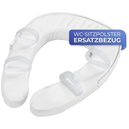 Bezug-Toilettensitzerh&ouml;hung Maximex, B:38cm H:5cm L:46cm, wei&szlig;, Kunstfaser, Obermaterial: 100% Polyurethan, Kissenbez&uuml;ge, "WC-Sitzpolster SOFT",