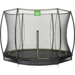 EXIT Kinder Gartentrampolin "Silhouette Ground", Ø 305cm, schwarz, Trampoline