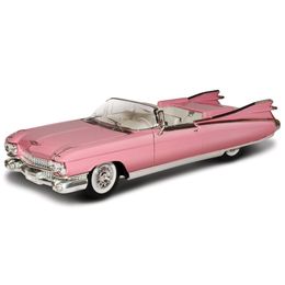 Maisto Kinder Sammlerauto "Cadillac Eldorado Biarritz, Maisto", pink, Kunststoff, Metallspritzguss, Modellfahrzeuge, mit Lenkung und Federung