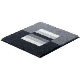 Badematte LINEA DUE, H:18mm, grau, Polyacryl, Badematten, "Capricio"