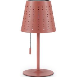 Paco Home Tischleuchte "LARA", &Oslash; 14cm H: 30cm, gr&uuml;n, Wohnzimmer, Leuchten, Outdoor LED Akku Metall Aufladbar Zugschalter Kabellos