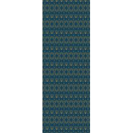 queence Vinyltapete "Kirsten", B/L: 0,9m x 2,5m, Rollen: 1, blau, Tapeten, 90x250cm, selbstklebend, kinderleichte Anbringung,, Sticker