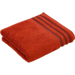 Saunatuch Vossen, B:100cm L:150cm, braun, Walkfrottee, Obermaterial: 100% Baumwolle, Handt&uuml;cher, "Cult de Luxe", mit Glanzbord&uuml;re
