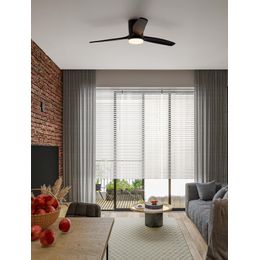 NOVA LUCE Deckenleuchte "ALOA Deckenventilator", 1, &Oslash; 132cm H: 27,5cm, 1 Stk., schwarz, Wohnzimmer, Leuchten