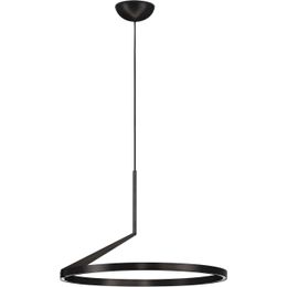 NOVA LUCE Pendelleuchte "TILIA", 1, Ø 60cm H: 250cm, 1 Stk.schwarz, Esszimmer, Leuchten
