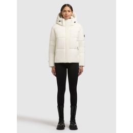 Khujo Damen Steppjacke "DEVINA2 MATT"luna wei&szlig;, Gr. S, unifarben, 100% Polyester, Jacken