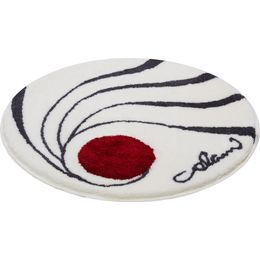 Badematte Colani, H:24mm, wei&szlig;, Kunstfaser, Badematten, "Colani 18"