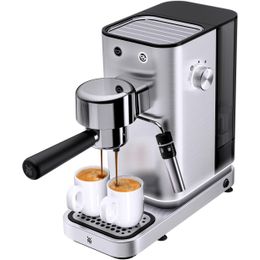 WMF Espressomaschine "Lumero", B:31cm H:30,5cm T:14cm, grau, Kaffeemaschinen, kompakt, dezente LED-Beleuchtung, 15 bar, 1350 Watt, Milchschaumdüse