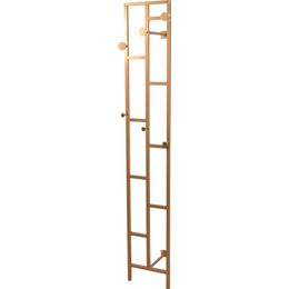 Wandgarderobe Inosign, B:33,5cm H:180cm T:36cm, gold, Metall, Flur, Garderobenpaneele, aus Metall, H&ouml;he 180 cm, Wandmontage