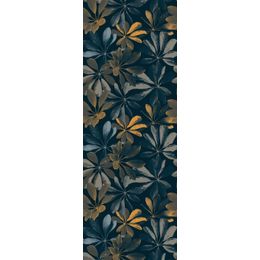 queence Vinyltapete "Selbstklebende Tapete 90x250cm mit herbstlichem Motiv", B/L: 0,9mm x 2,5mm, Rollen:, schwarz, Tapeten, 90x250cm, selbstklebend,